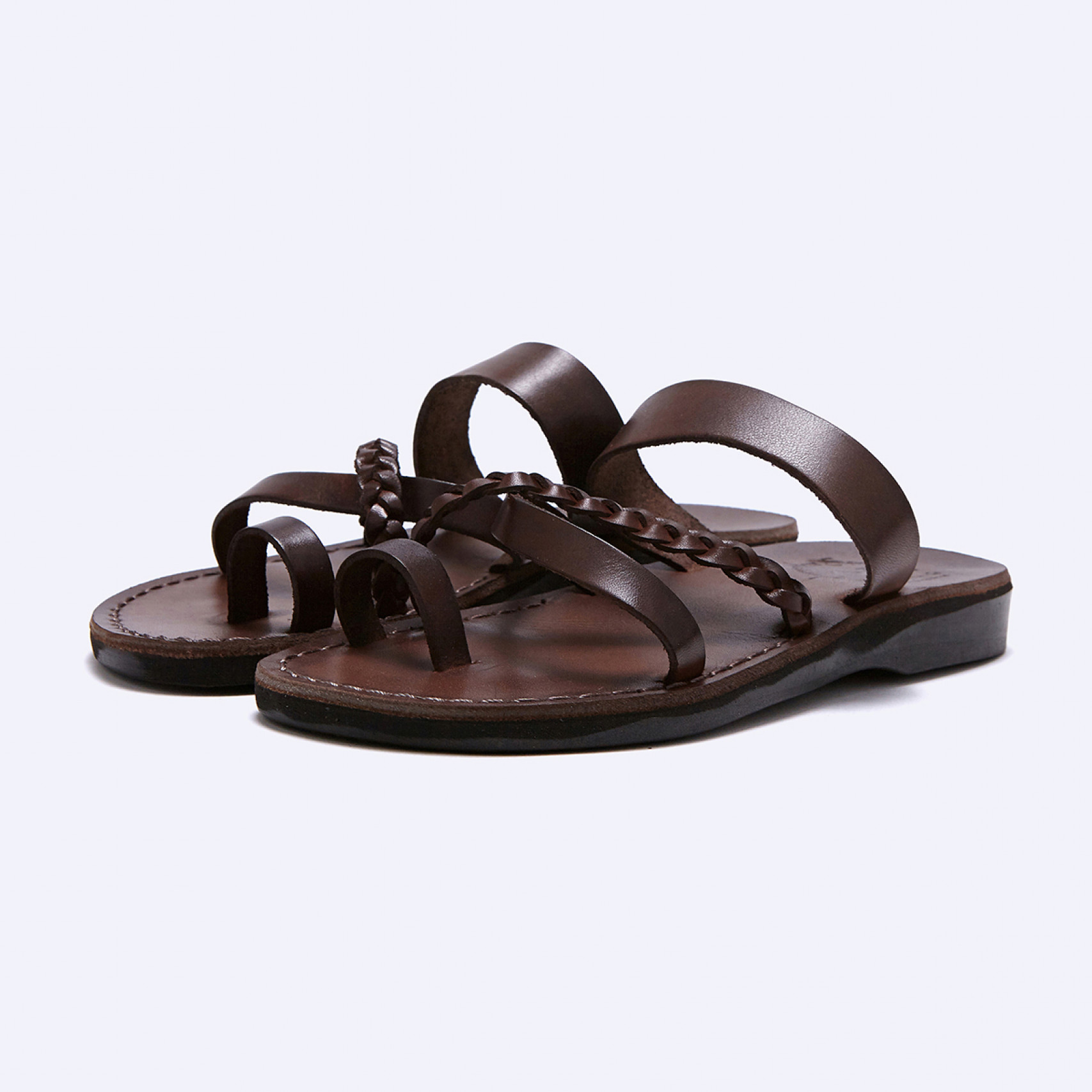 예루살렘 샌들 JERUSALEM SANDALS 소피아 브라운 NO 1034