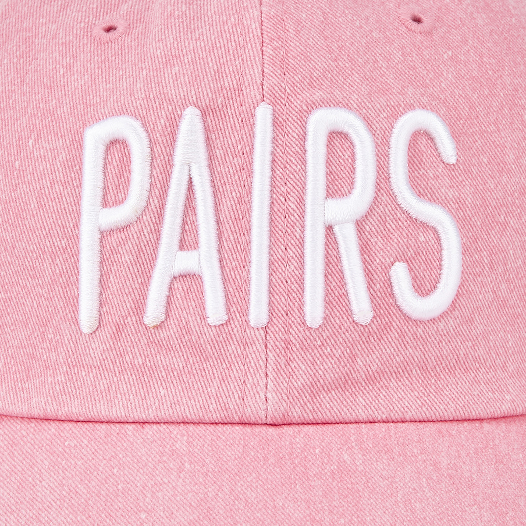 PAIRS PAIRS CASUAL WEAR LOGO CAP PINK