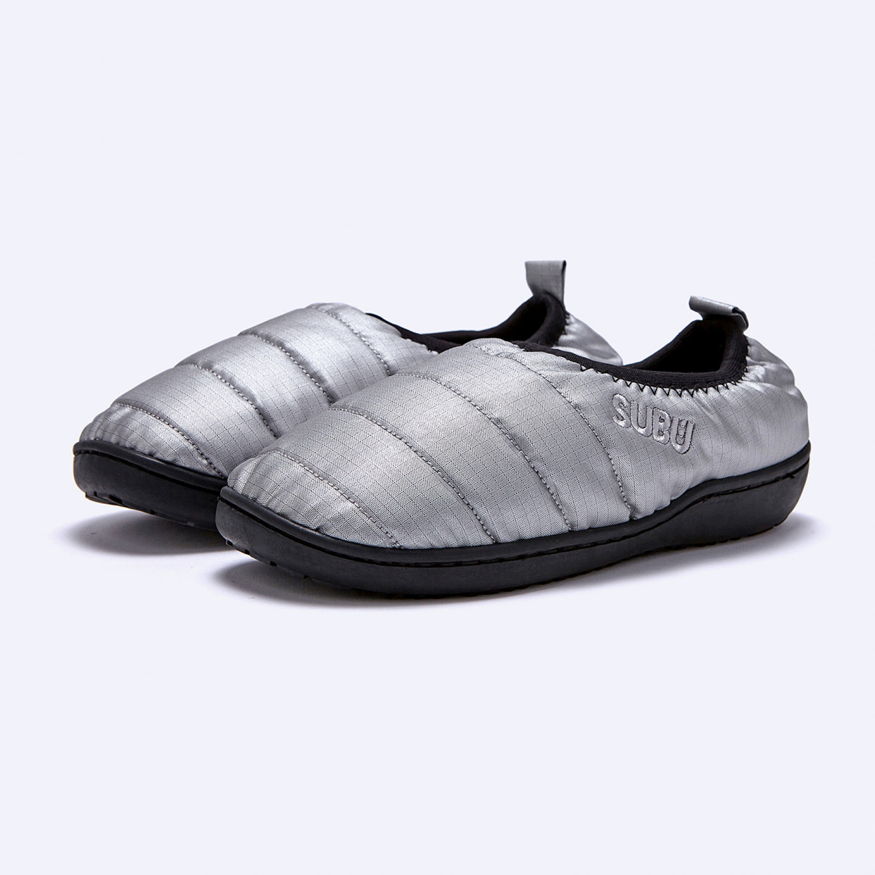 스부 SUBU 패커블 패딩 슬리퍼 방한 다운 샌들 실버 , SUBU PACKBLE SILVER