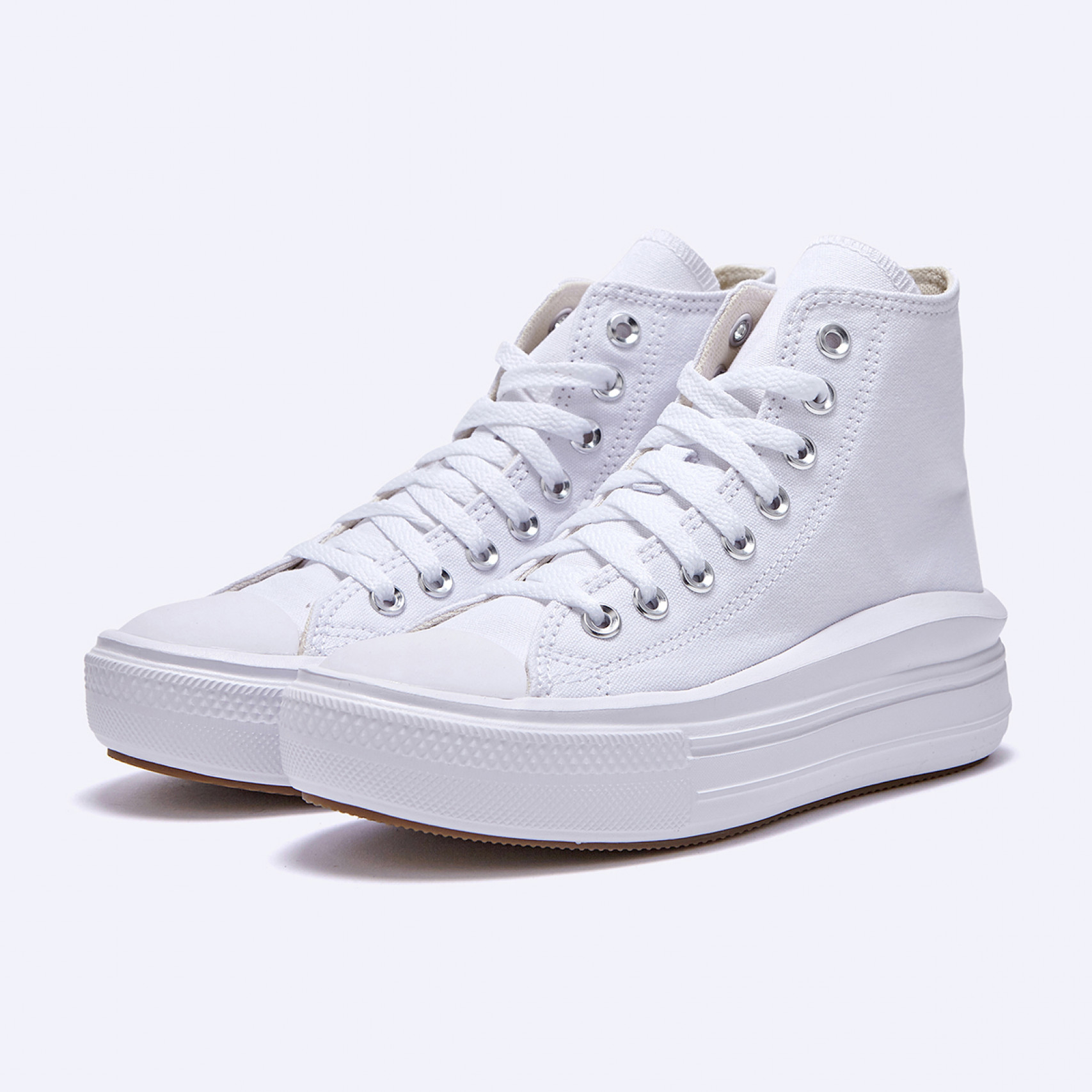 컨버스 CONVERSE 척 테일러 올스타 무브 화이트 , 568498C