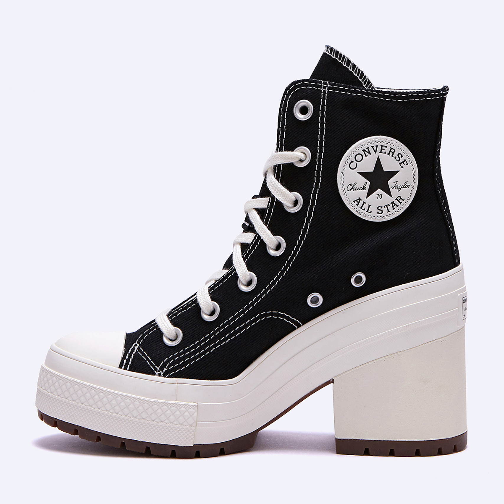 컨버스 CONVERSE 척 70 디 럭스 힐 블랙 , A05347C DA3W 척 70 디럭스 힐