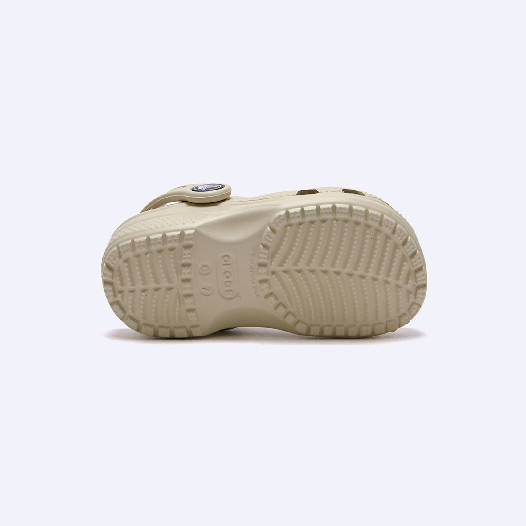 크록스 CROCS 클래식 클로그 토들러 본 베이지 , 206990-2Y2
