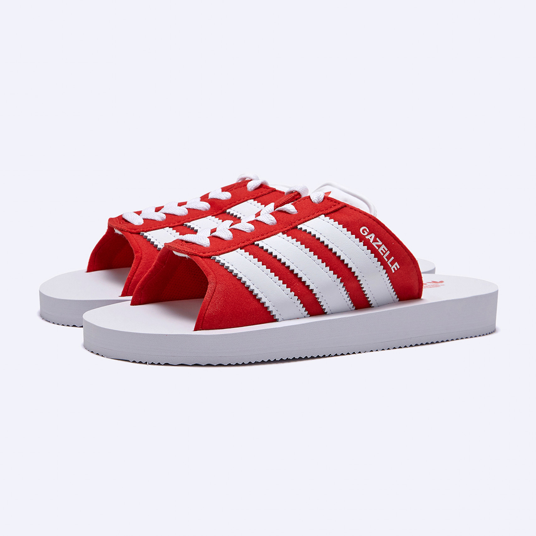 아디다스 ADIDAS 가젤 비치 레드 화이트 , JQ7424 ES3U 가젤 비치