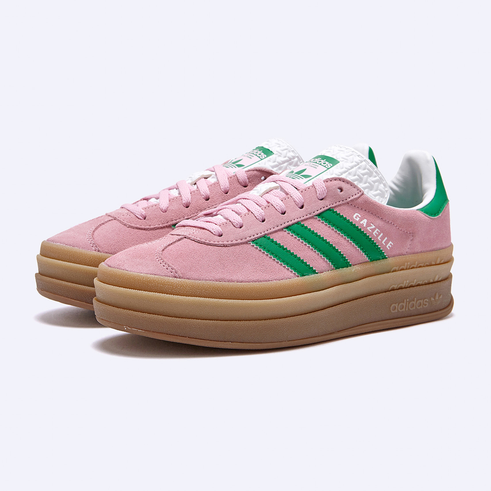 아디다스 ADIDAS 가젤 볼드 트루 핑크 그린 , IE0420 EA3W 가젤 볼드